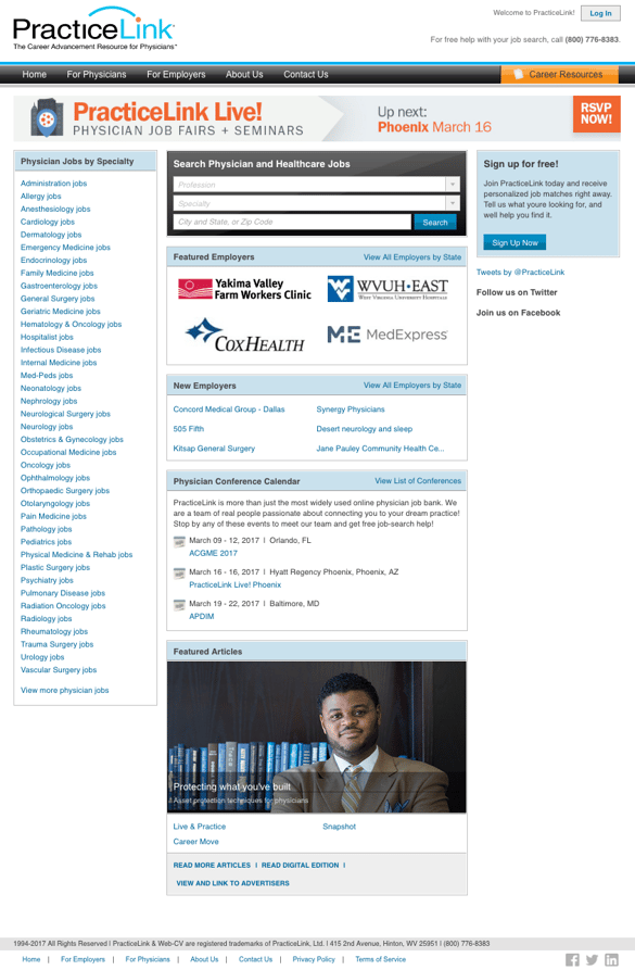 6 blasts from PracticeLink's past to celebrate our new look and feel